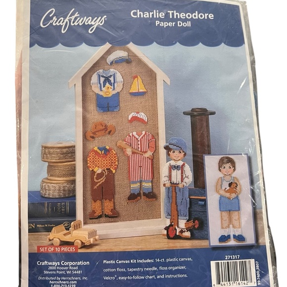 Craftways | Art | Craftways Charlie Theodore Paper Doll Kit Blue And ...